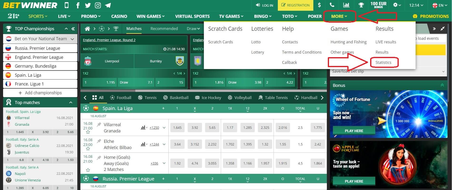 Bookmakers with Betting Statistics List (2024) - GamblingJudge.com